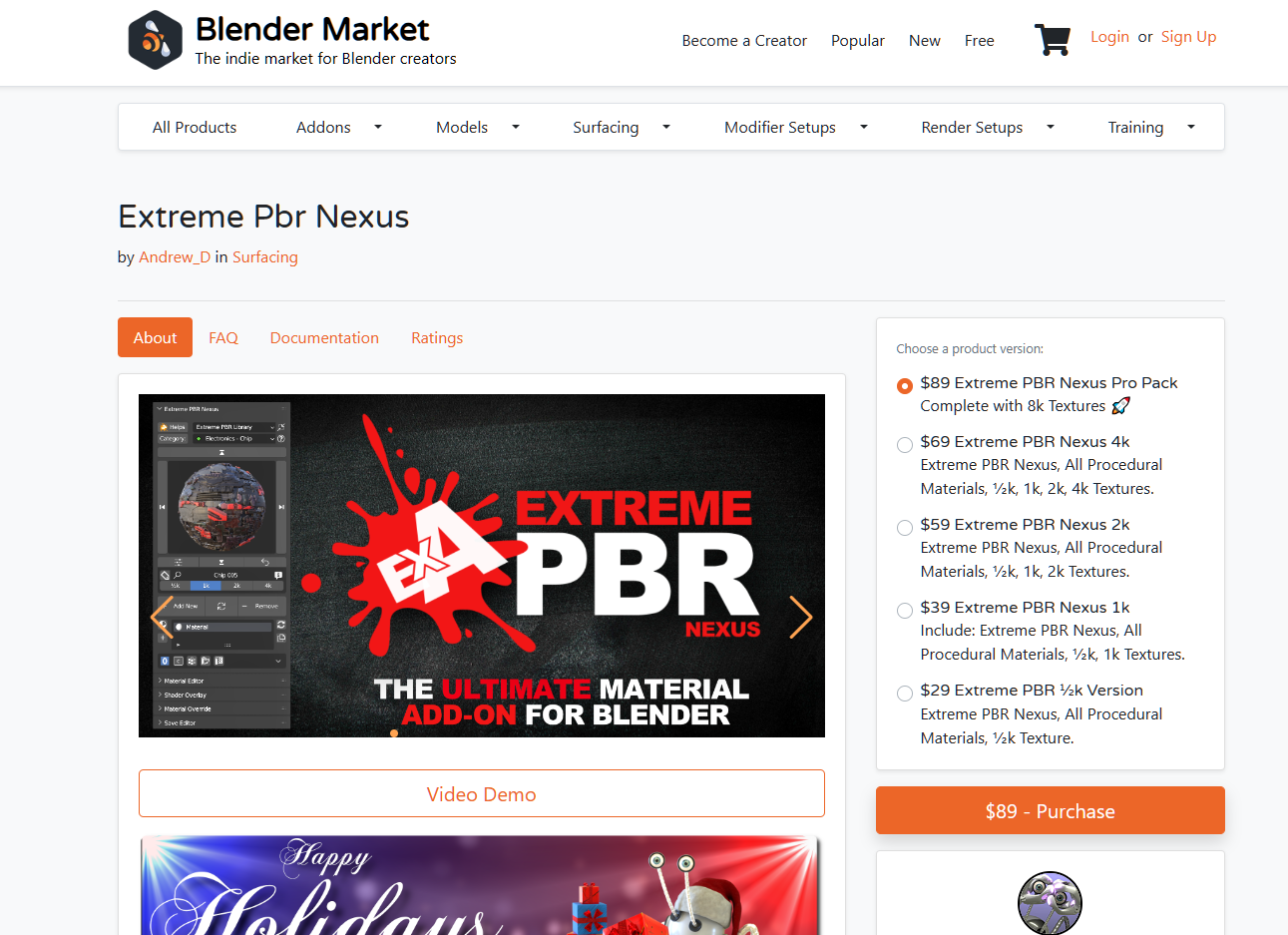 【Blender】Extreme Pbr Nexusでマテリアルを簡単設定！有料アドオン紹介！ | SHERPA TIMES
