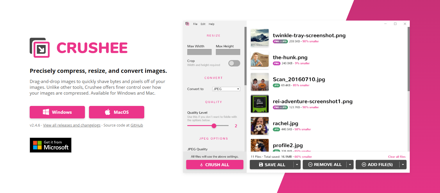 ちょっとした画像編集のお供に！Crusheeで作業を効率化してみた！ | SHERPA TIMES